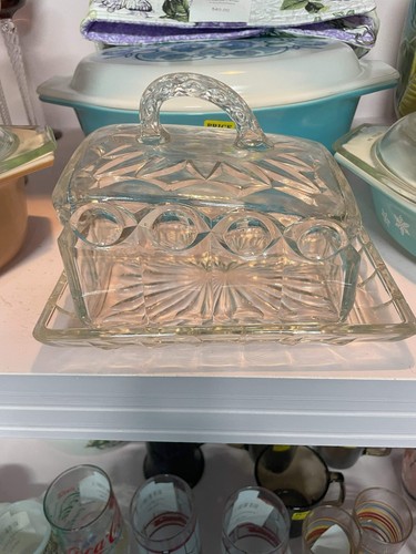 Cut Glass Vintage Cheese Keeper | eBay