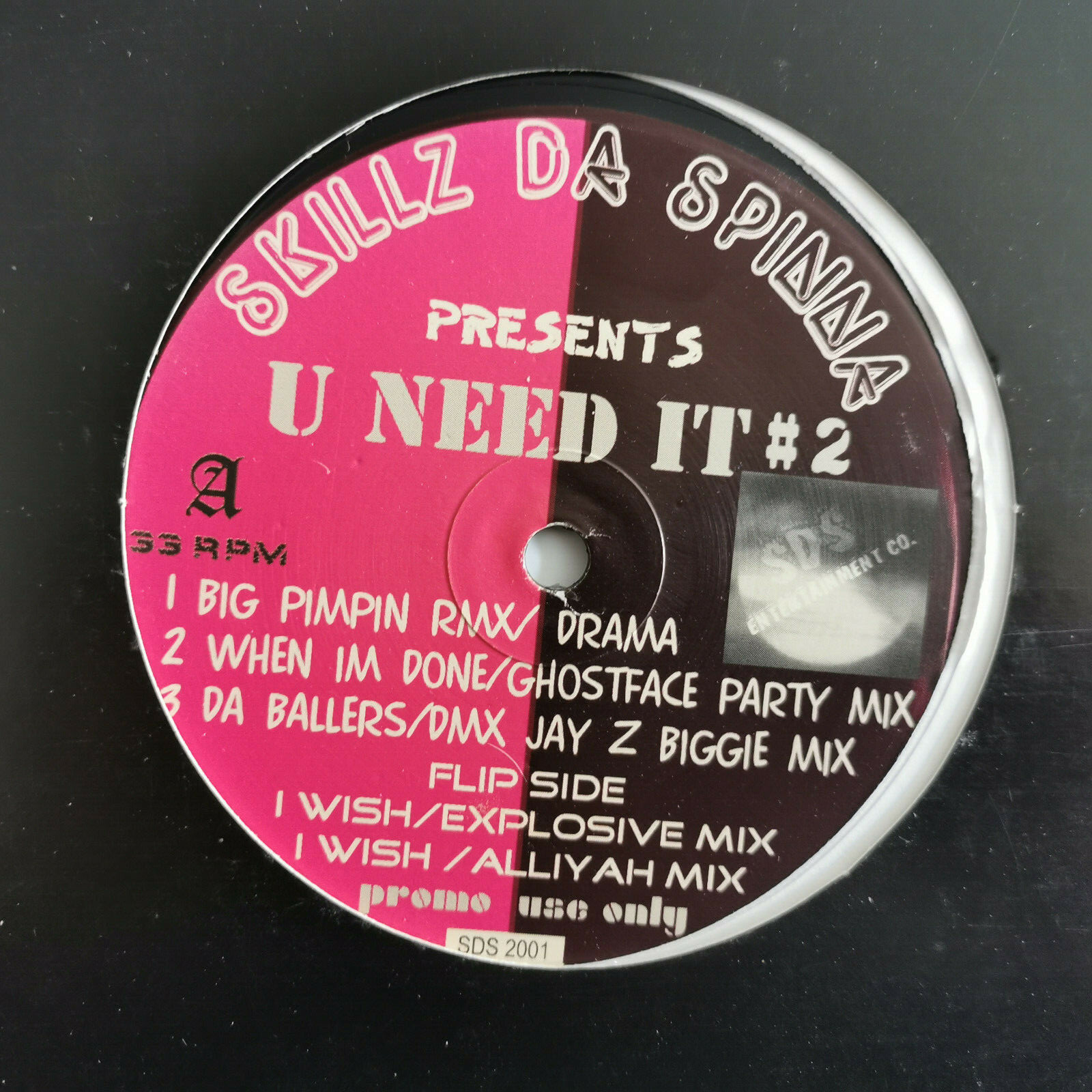 Skillz Da Spinna - U Need It #2 Label: SDS Vinyl, 33 ⅓ RPM, 12", Promo ...