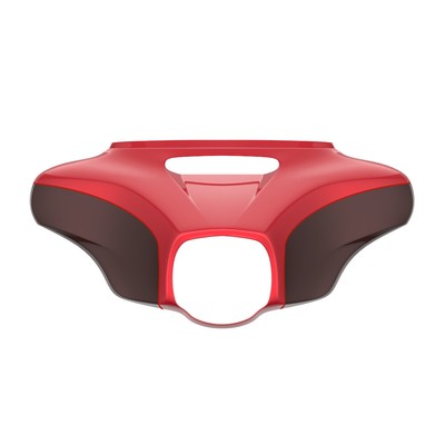 Wicked Red/Twisted Cherry 2-Tone Outer Fairing Batwing For Harley 2014 ...