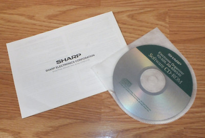 Sharp Electronic Organizer YO-520, ZQ-520/540 Software CD Rom & Manual Only | eBay