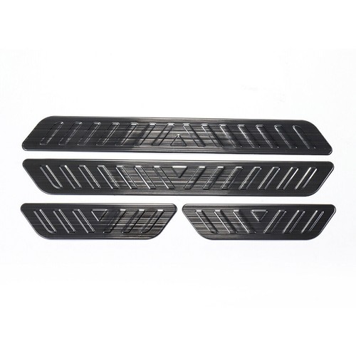 For Tesla Model 3 2017-2021 Black Titanium Door Threshold Protector ...