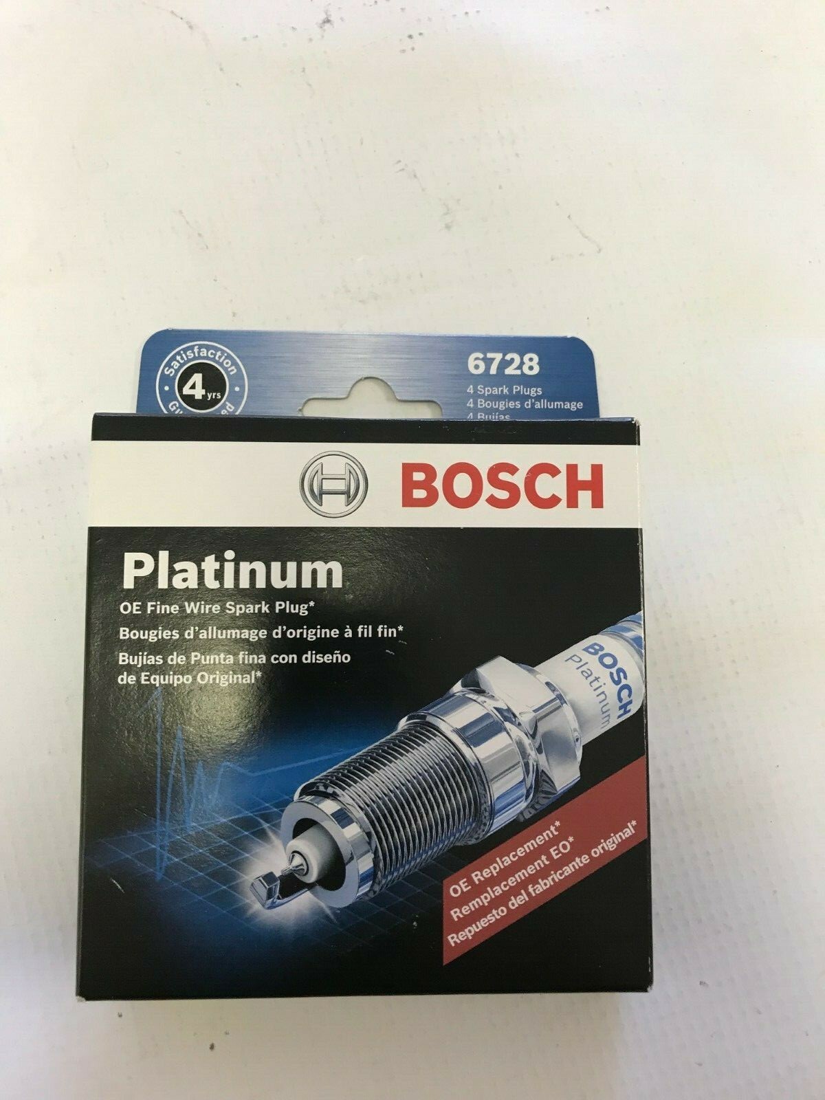 Spark Plug-OE Fine Wire Platinum Bosch 6728 set of 4 | eBay