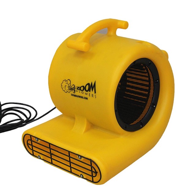 Zoom Air Mover Carpet Dryer Blower 1/2 HP Floor Drying Fan Portable for ...