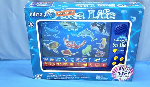 Interactive Sea Life Electronic Talking Learning Toy Scientific Ocean ...
