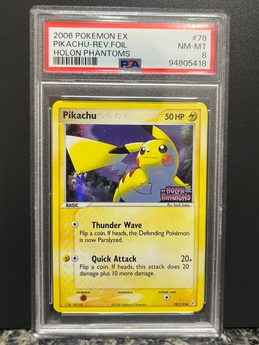 Pikachu 78/110 Holon Phantoms Reverse Holo | eBay
