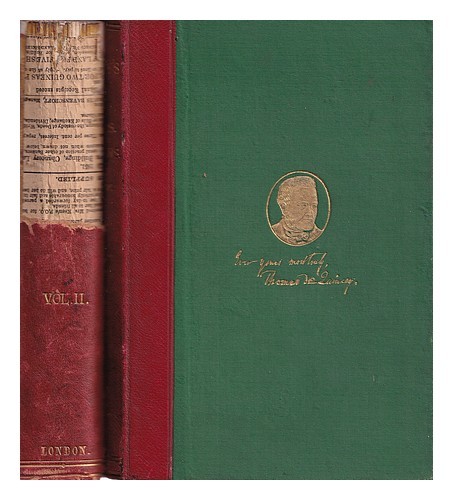 JAPP, ALEXANDER H. (ALEXANDER HAY) (1839-1905) Thomas De Quincey : sa ...