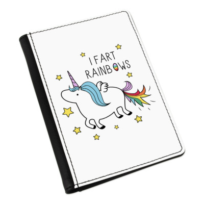 Unicorn I Fart Rainbows Passport Holder Cover Case Wallet - Funny | eBay