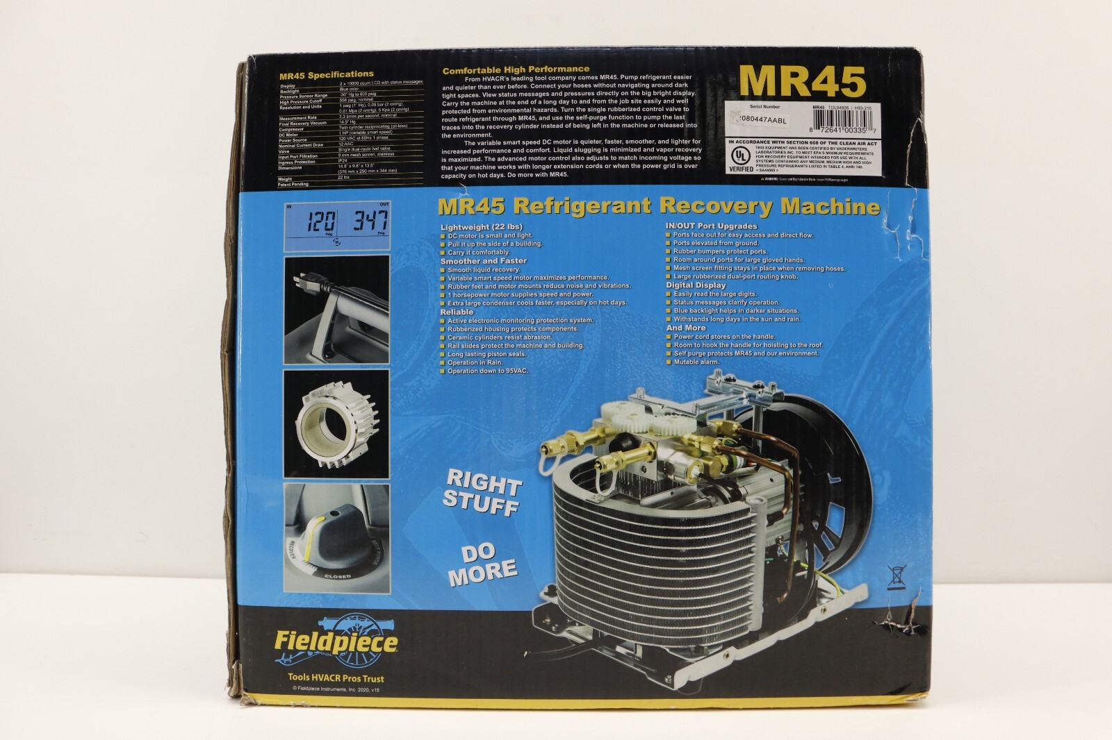 Fieldpiece+MR45+Digital+Refrigerant+Recovery+Machine for sale online | eBay