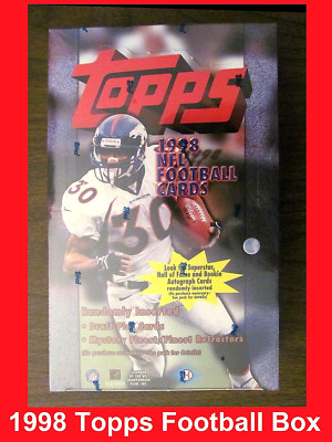 1998 Topps Football Hobby Box 36 packs Factory Sealed look for Manning ...