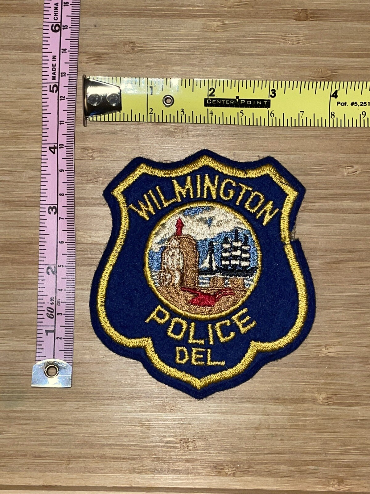 Wilmington Delaware Police Patch Un-sewn In Great Shape | eBay
