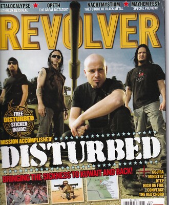 Revolver Magazine Disturbed Gojra Ministry July 2008 051419nonr | eBay