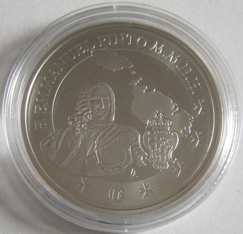 Malta 10 Euro 2013 Grand Master Emmanuel Pinto Fabulous 15 Privy Silver ...