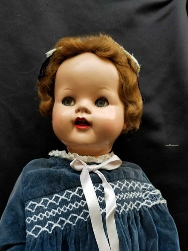 Vintage 1950's Ideal Walker Saucy Walker 22" Doll With Flirty Eyes Teeth Crier | eBay
