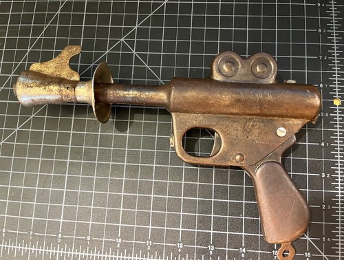 Antique Daisy Buck Rogers XZ-31 Rocket Pistol Metal Toy Ray Gun Cap Gun ...
