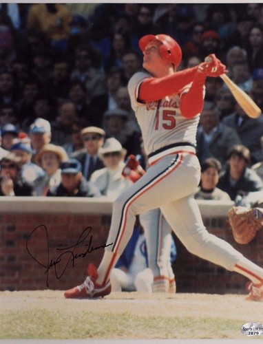 Jim Linderman Cardinals Signed 8x10 Autographed MLB Photo 17H | eBay