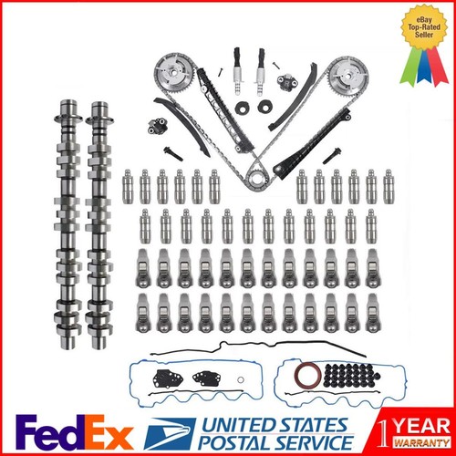 Timing Chain Kit Cam Lifters Rocker Arms For 04-08 Ford F150 Lincoln ...