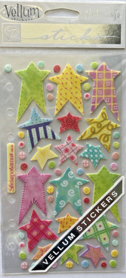 EK Success (PASTEL STARS) Dimensional Scrapbooking Stickers CB-538 | eBay