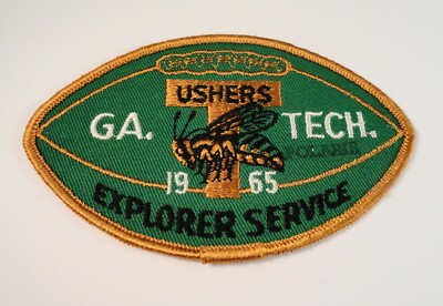 1965 Atlanta Area Council Georgia Tech USHER PATCH - Explorer Service ...