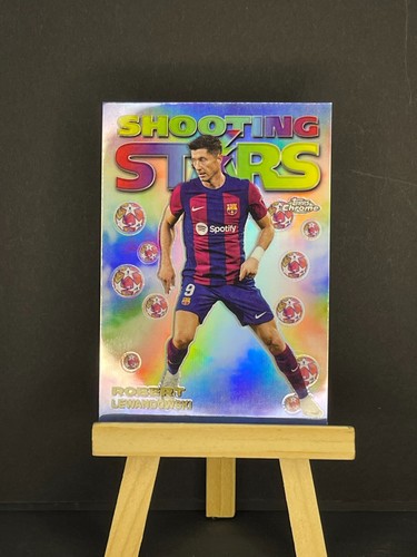 Topps Chrome UCL 2024 - ROBERT LEWANDOWSKI - Shooting Stars - FC ...