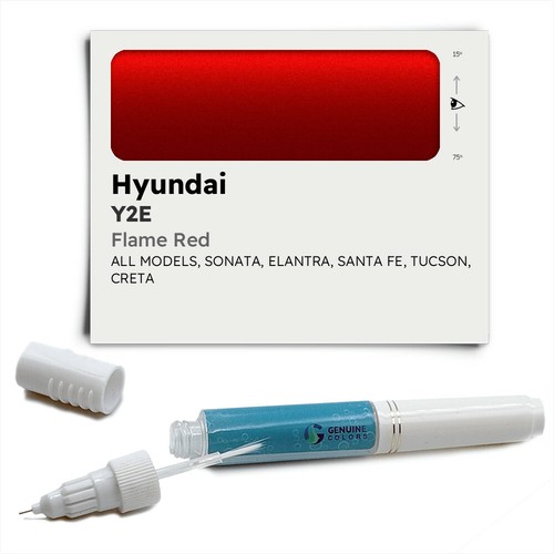 Y2E Red Touch Up Paint for Hyundai SONATA SANTA FE ELANTRA HYBRID PHEV ...