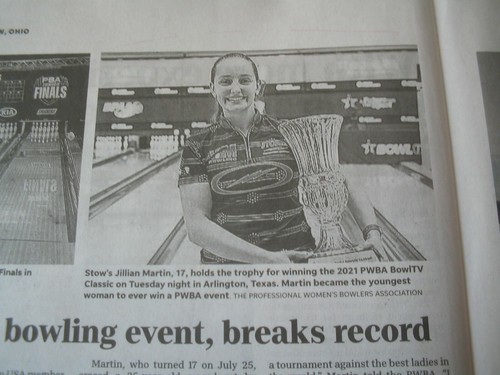 Jillian Martin PWBA Bowler Bowling Youngest Female CHAMPION Stow Sentry ...