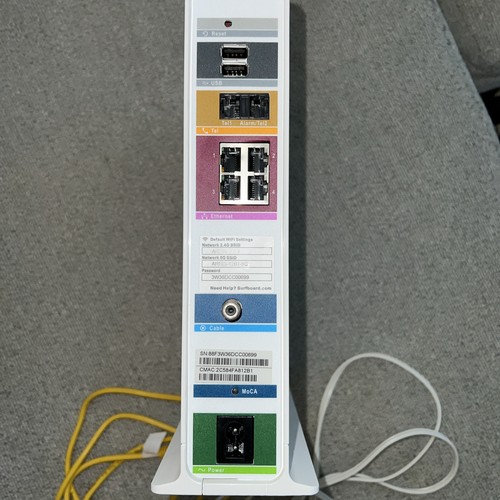 Xfinity Arris Surfboard Internet, WIFI, and Voice Modem SVG2482AC White ...