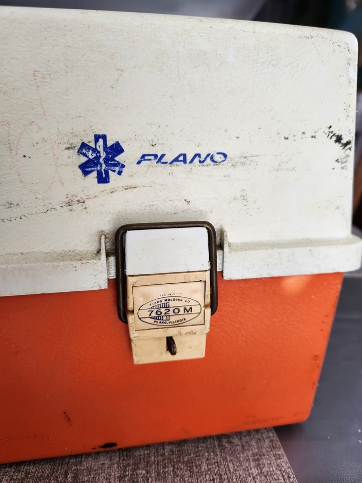 Vintage Large Plano Medical Emergency Medic EMT Trauma Box Model 7620-M ...
