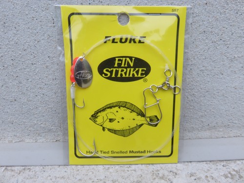 2 Fin Strike Fluke Rig Spinner Blade Duritan Ryder Hook Stinger 36 ...