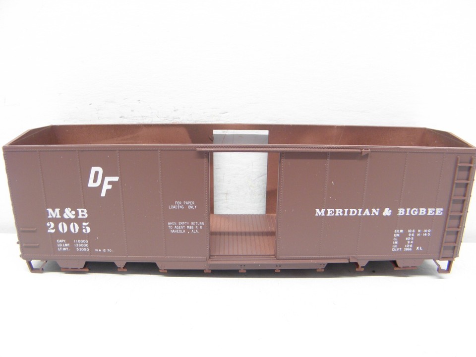 FRONT RANGE 40' S/DOOR BOXCAR MERDIAN & BIGBEE - M&B #2005 -HO SCALE- NEW KIT | eBay