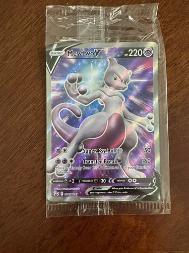 Mewtwo V SWSH229 Sword & Shield Promo Full Art Pokemon TCG NM - Sealed ...