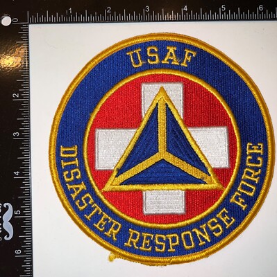 Cold War USAF US Air Force Disaster Hazard Response Force LARGE BACK ...