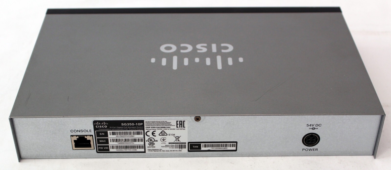 Cisco SG350-10P Managed Switch with 10 (GbE) Ports with 8 GigE, No ...