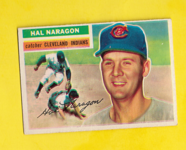 1956 Topps Hal Naragon #311 Cleveland Indians VERY GOOD FREE SHIPPING ...