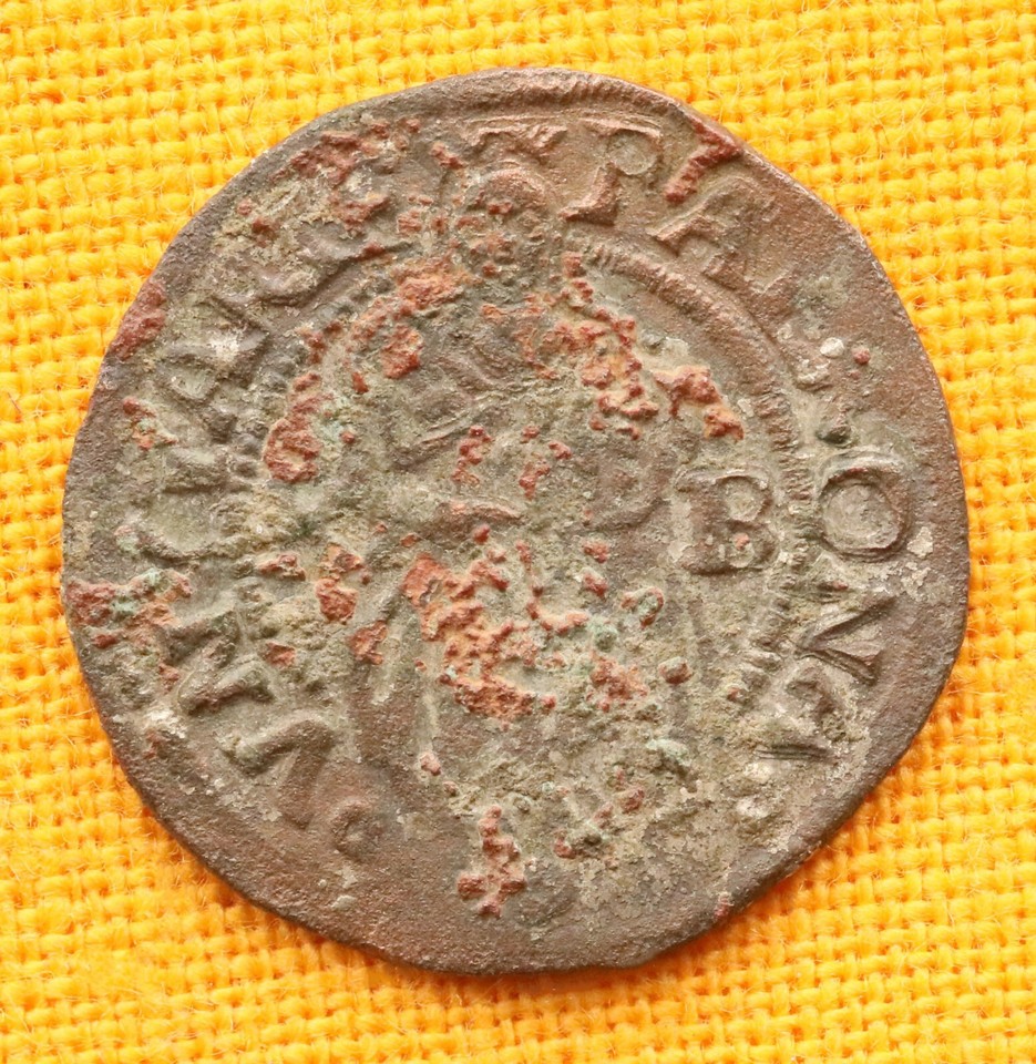 Medieval Hungarian Coin Habsburg Ferdinand Silvered Bronze Denar 1541 ...