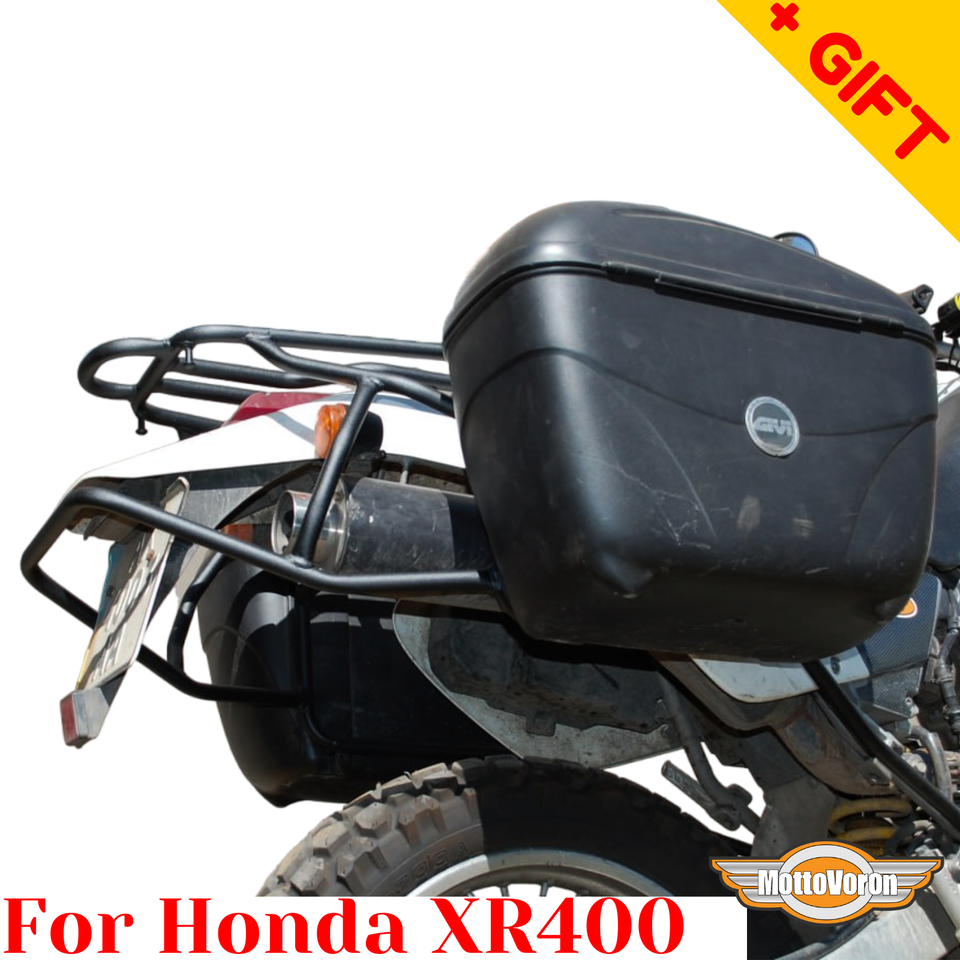 For Honda XR 400 Rack luggage system XR400R side carrier Monokey XR 400 ...