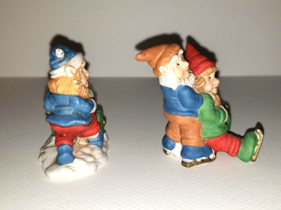 1993 Mercuries Christmas Gnomes Santa Clause Elves Easter Egg Cart ...