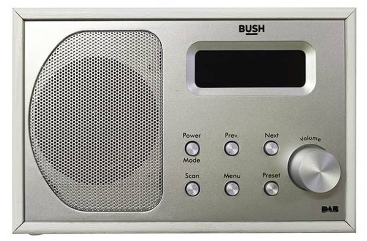 Bush Lisbon Digital DAB FM Portable Radio - White Wood Effect | eBay