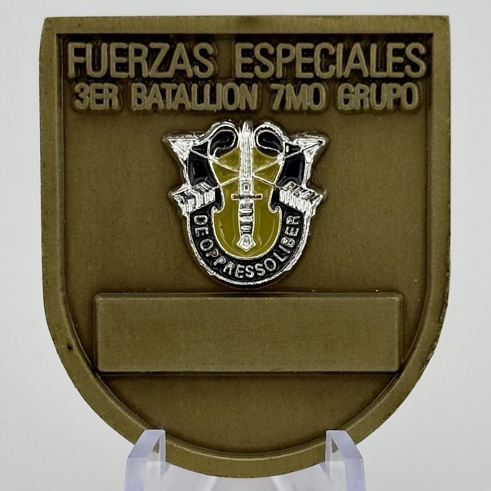 7th Special Forces Group 3rd Battalion Challenge Coin – Red Flash | eBay