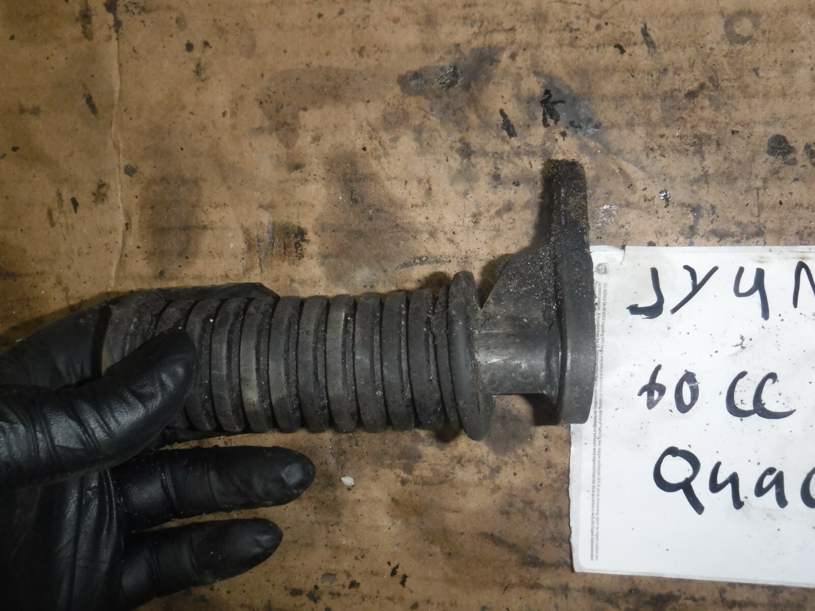 Yamaha 4 ZINGER FOUR ZINGER YF60 S quad 1986 left foot peg left foot ...