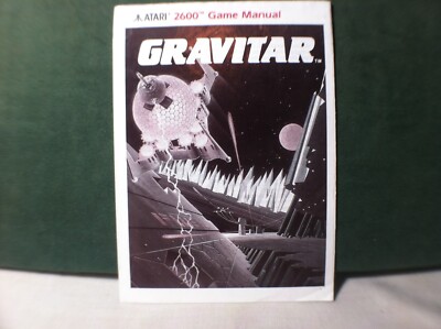 Atari Manual Gravitar | eBay
