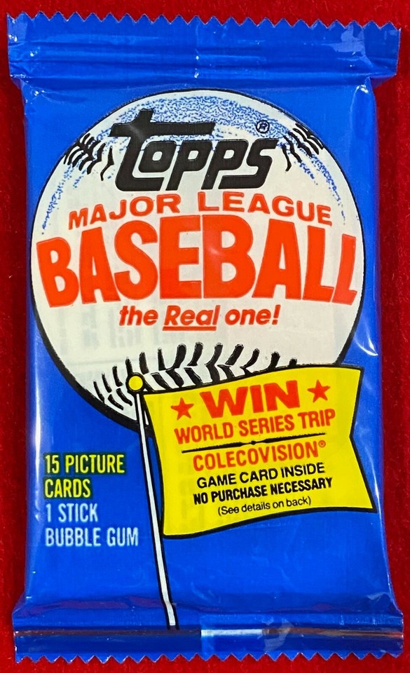 1982 1983 1984 1985 1986 1989 1991 1992 TOPPS BASEBALL CARD WAX ...