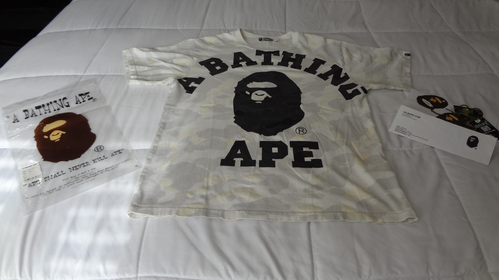 RECEIPT US Large A Bathing Ape Men City Camo college … - Gem