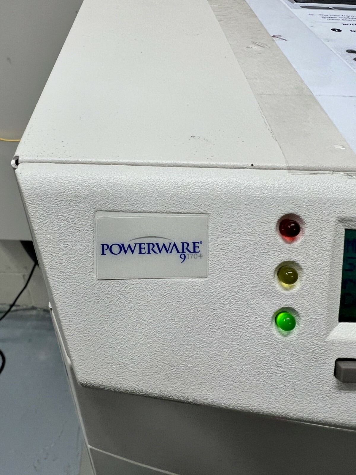 Powerware PW9170 9-Slot UPS Frame 200-240V Hardwired 18kVA w/ Secondary ...