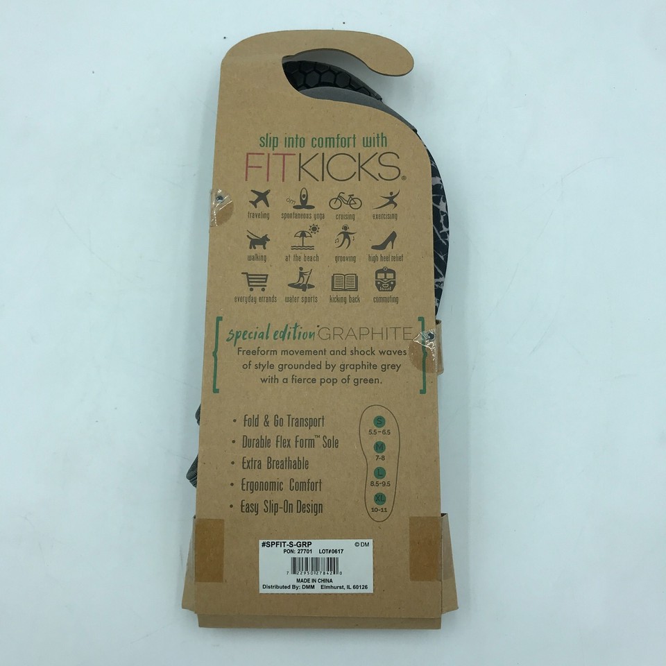 Fitkicks Women's Active footwear, Yoga, Easy fold & Go shoes PICK SIZE ...