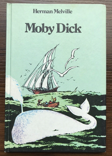 Illustrated Classic Book Club Moby Dick Herman Melville Comic Strip Style C.1976 | eBay