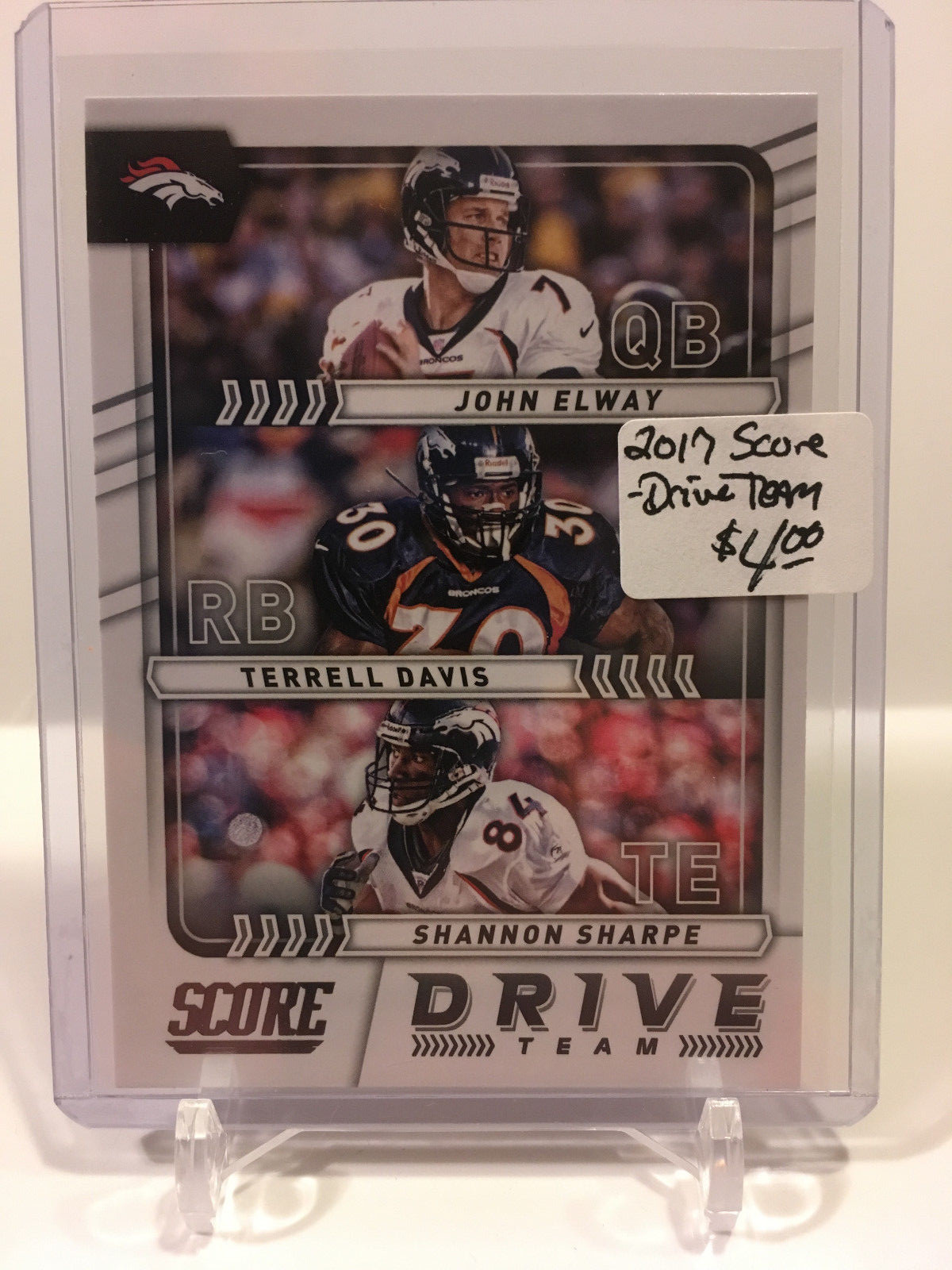 2017 Score - Drive Team #11 John Elway, Terrell Davis, Shannon Sharpe ...