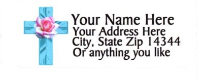 Cross Design#5-Personalized Address Labels 50PCS | eBay