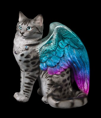 Windstone Editions "Dreamscape" Large Bird Winged Flap Cat Test Paint ...