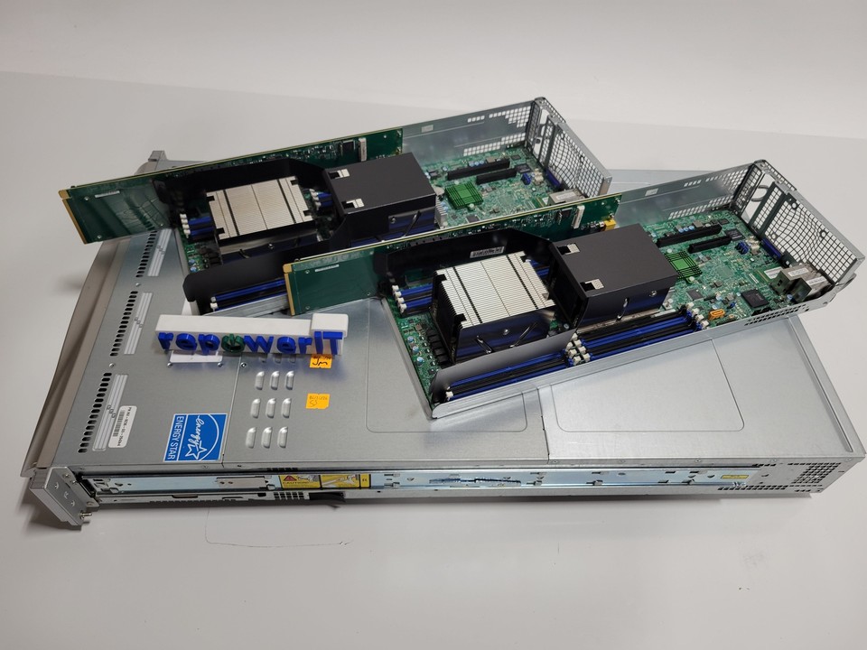 Nutanix NXS2U2NL12G500 2U Server with 2x X10DRT-P-G5-NI22 Blades USED ...
