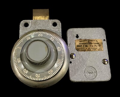 Vintage Sargent And Greenleaf USA Safe Combination Lock Antique ...